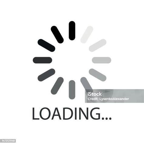 플랫 스타일의 로딩 바 아이콘입니다 격리된 배경에 진행 표시기 벡터 그림 다운로드 버튼 기호 사업 개념 교환에 대한 스톡 벡터 아트 및 기타 이미지 Istock