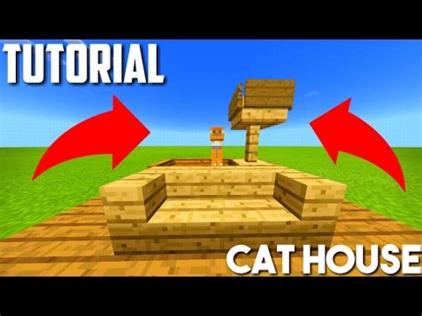 Minecraft Small Cat House Tutorial How To Build A Working Cat House