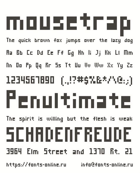 Mousetrap Font