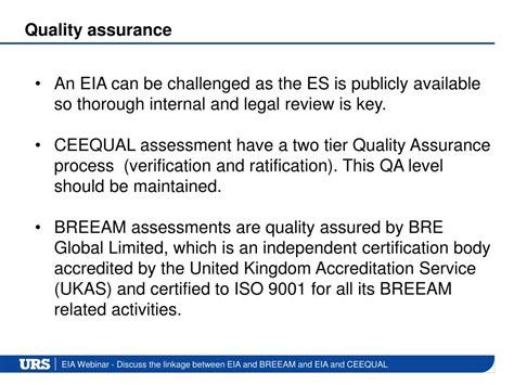 Ppt Interactions Between Eia Breeam And Ceequal Enhancing