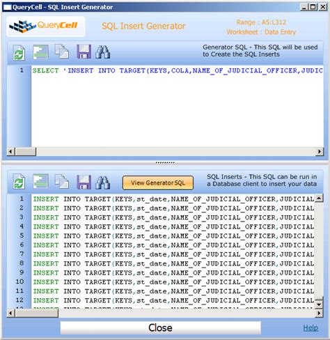 Querycell Sql In Excel Number Cruncher