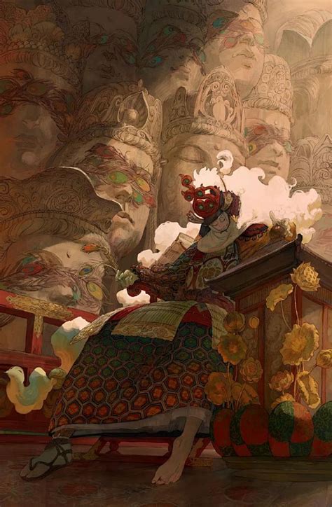 日本插画师おく