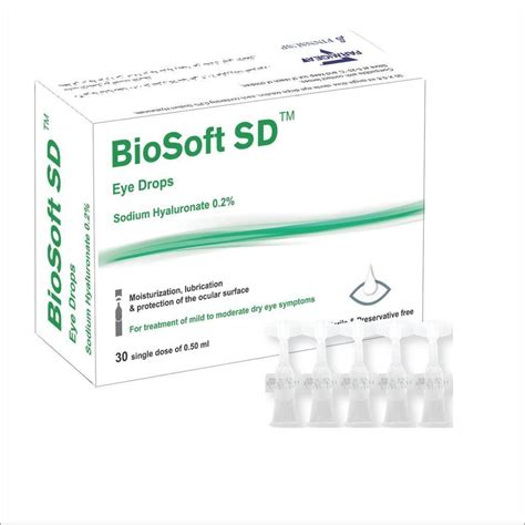 Biosoft Sd Eye Drops 30 Single Dose Units