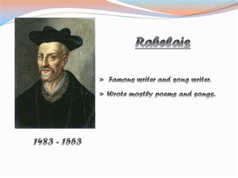 Ppt Rabelais Powerpoint Presentation Free Download Id2150096