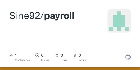 GitHub Sine Payroll