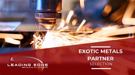 Choosing Exotic Materials Partners Leading Edge Metals And Alloys