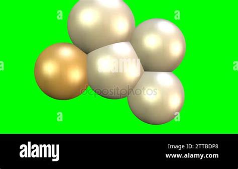 Mass Increase Animation On Green Screen Increasing Molecules