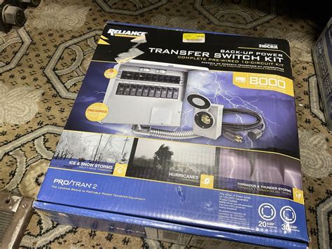 Reliance 310CRK 120/240-Volt 30-Amp 10-Circuit Pro/Tran 2 Transfer Switches NEW 815181012021 | eBay