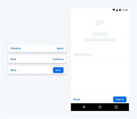Footer SAP Fiori For Android Design Guidelines