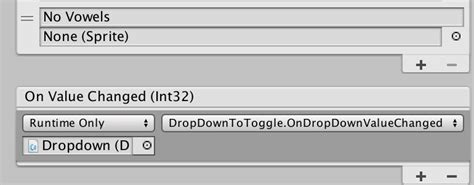 C How To Bind Drop Down Menu With Toggle Group Stack Overflow