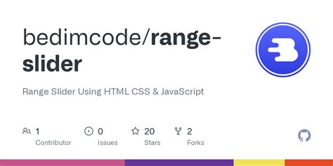 GitHub Bedimcode Range Slider Range Slider Using HTML CSS JavaScript