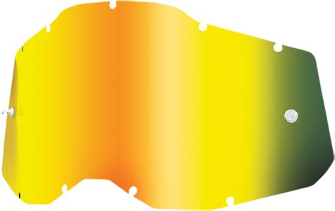 100 Youth Accuri 2strata 2 Lens Gold Mirror 59107 00005 Howling Moto