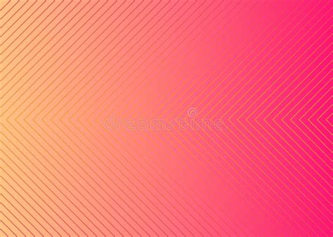 Modern Gradient Abstract Background Wavy Lines On Gold Pink Color Background Stock Vector