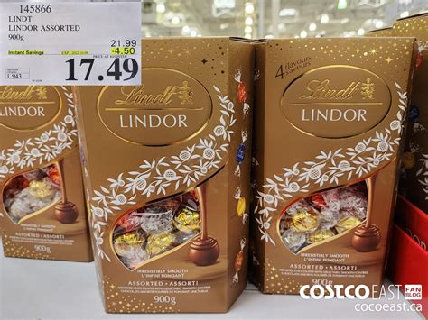 1453866 Lindt Lindor Assorted 900g 4 50 Instant Savings Expires On 2022