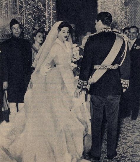 Wedding Of The Shah Of Iran And Soraya Esfandiary Bakhtiari The Royal