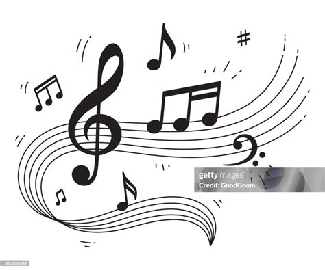 Music Notes Wave High Res Vector Graphic Getty Images