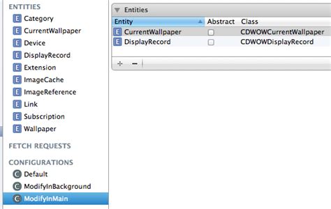 Objective C Can Multiple Two Persistent Stores Be Used With One Object Model While
