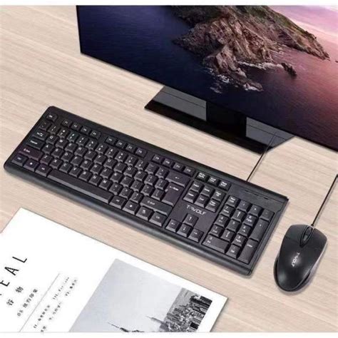 T Wolf TF500 Wired Mouse Keyboard Bundles Game Office Usb Keyboard And Mouse Combo Lazada PH