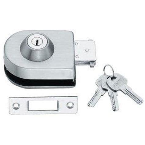 No Hole Frameless Toughened Glass Door Lock Hook Lock Glass Door Lock