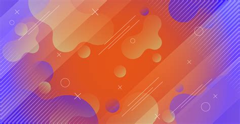 Abstract Geometric Background With Fluid Shapes Bauhaus Memphis Minimalist Retro Poster