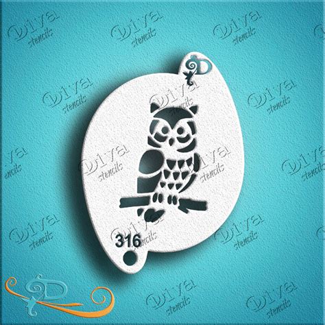 Owl 2 Diva Stencil The Paint And Party Place