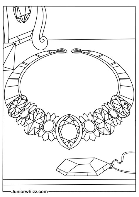 Jewels Coloring Pages And Book 14 Printable Pdfs