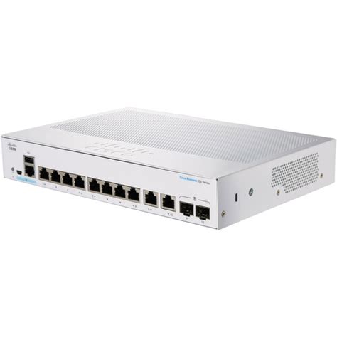 Cisco CBS350 8T E 2G 8 Port Gigabit Managed Network Switch With SFP RJ45 Combo IconicITStore