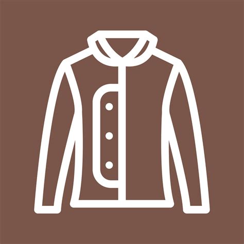 Warm Jacket Line Color Background Icon 16718917 Vector Art At Vecteezy