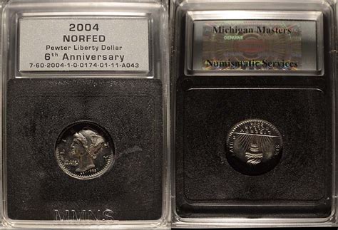 2004 Norfed Sixth Anniversary Fair Pewter Token