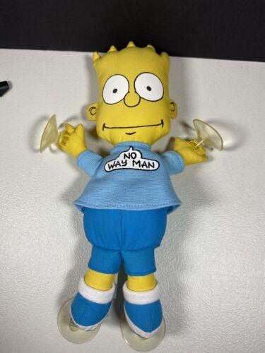 The Simpsons Bart Simpson Stick On Car Window Cling Suction Cups 4547278517