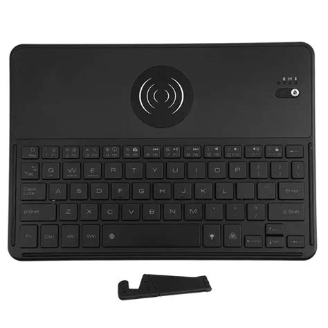 Aliexpress Com Buy Bluetooth 3 0 Keyboard With QI Wireless Charging Function 7 Color Backlit