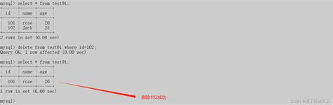 删除表中的数据 删除表中的数据