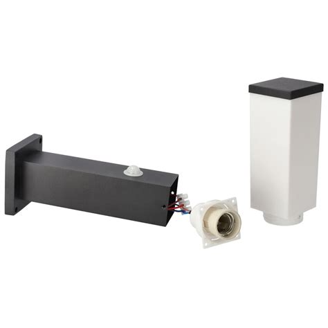 Tulis 40 Sensor Garden Post With Motion Sensor E27 Black Ip44