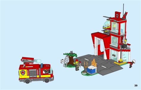 Lego Instructions For Set 60320 Fire Station City Fire