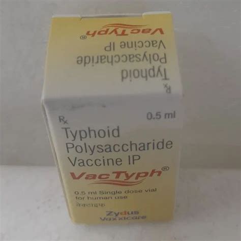 Vactyph Typhoid Polysaccharide Vaccine Ip 25 Mcg At Rs 95pack In