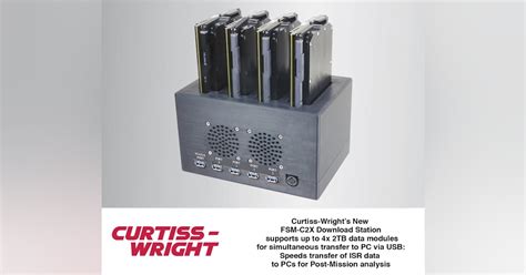 Curtiss Wright Debuts Unique Download Station That Speeds The Transfer Of Isr Data To Pcs For