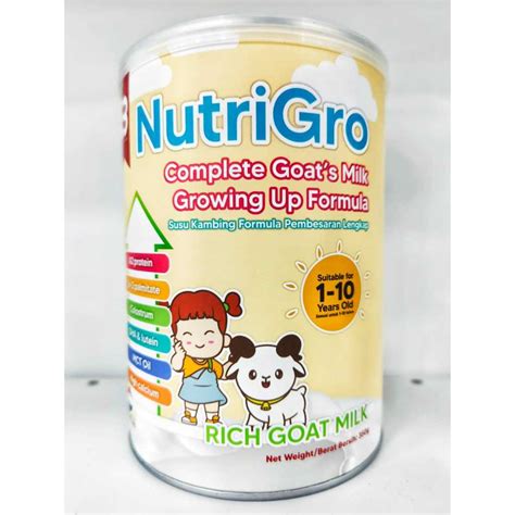 Nutrigro Goat Milk Powder 350g Shopee Malaysia