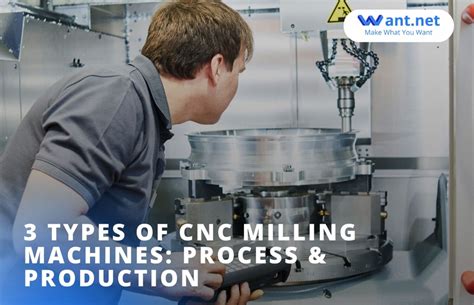 3 Types of CNC Milling Machines: Process & Production - Want.net