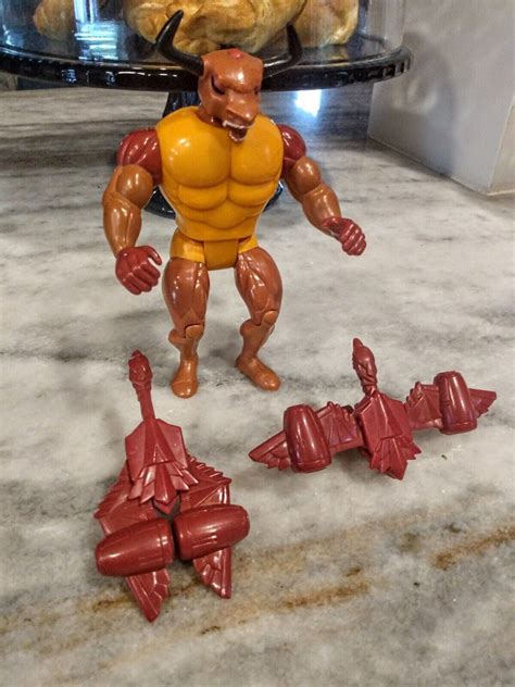 Vintage 1986 Silverhawks Mumbo Jumbo And Airshock Action Figure Telepix