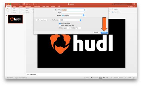 Create Custom Title Slides Using Powerpoint • Organizer • Hudl Support