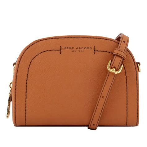 Túi Đeo Chéo Nữ Marc Jacobs Playback Leather Crossbody Bag Màu Nâu Tây