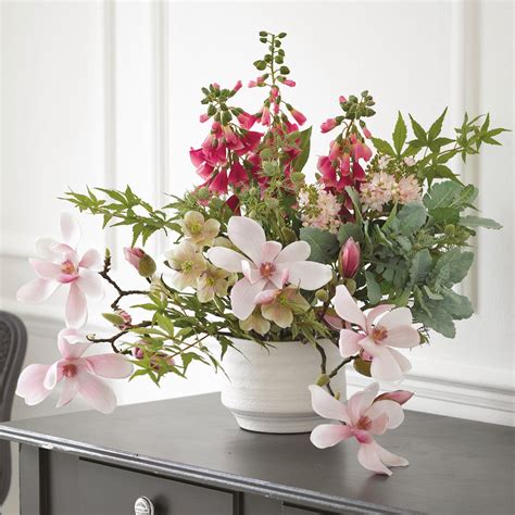 Wide White Terracotta Vase Scotts Of Stow