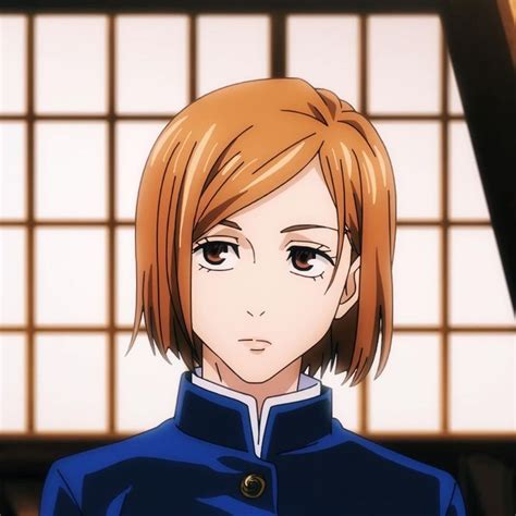 Anime Character With Red Hair And Brown Eyes Nobara Haircut Nobara