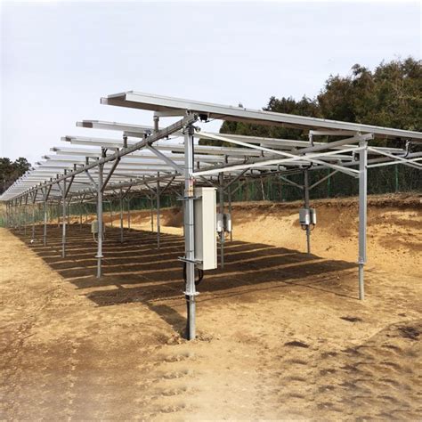 Low Carbon Mild Steel Solar Panel Support Structure Photovoltaic Power Farm Structure