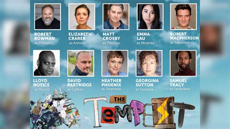 Wiltshire Creative Announce Full Cast And Creative Team For The Tempest