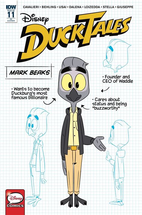 Ducktales 2017 Comics Ducktales Mark Beaks Ducktales Poster New