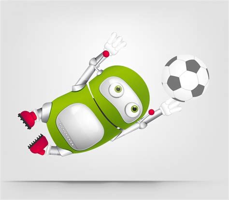 Милый робот Премиум векторы