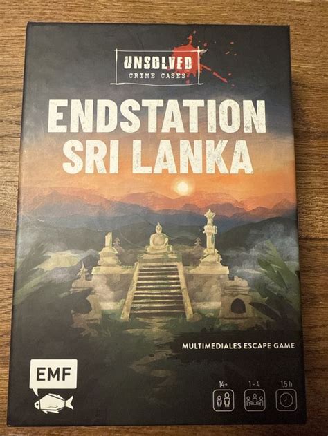 Krimispiel Unsolved Crime Cases Endstation Sri Lanka Neu Gemäss