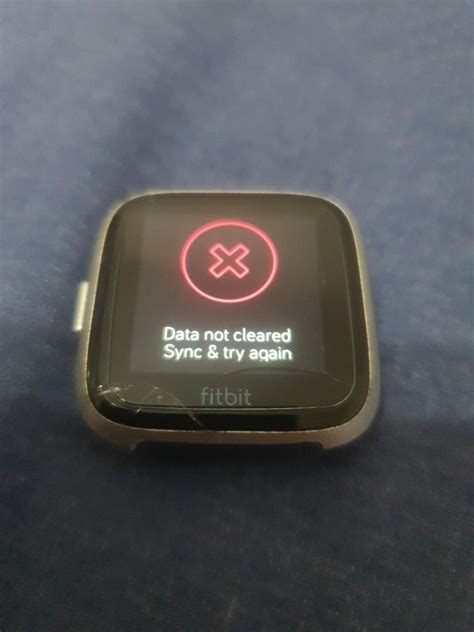 fitbit versa lite sync error mobile phones and gadgets wearables
