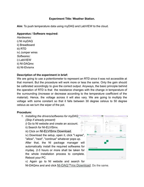 Pdf Interfacing Mydaq With Labview And Uploading Realtime Data To